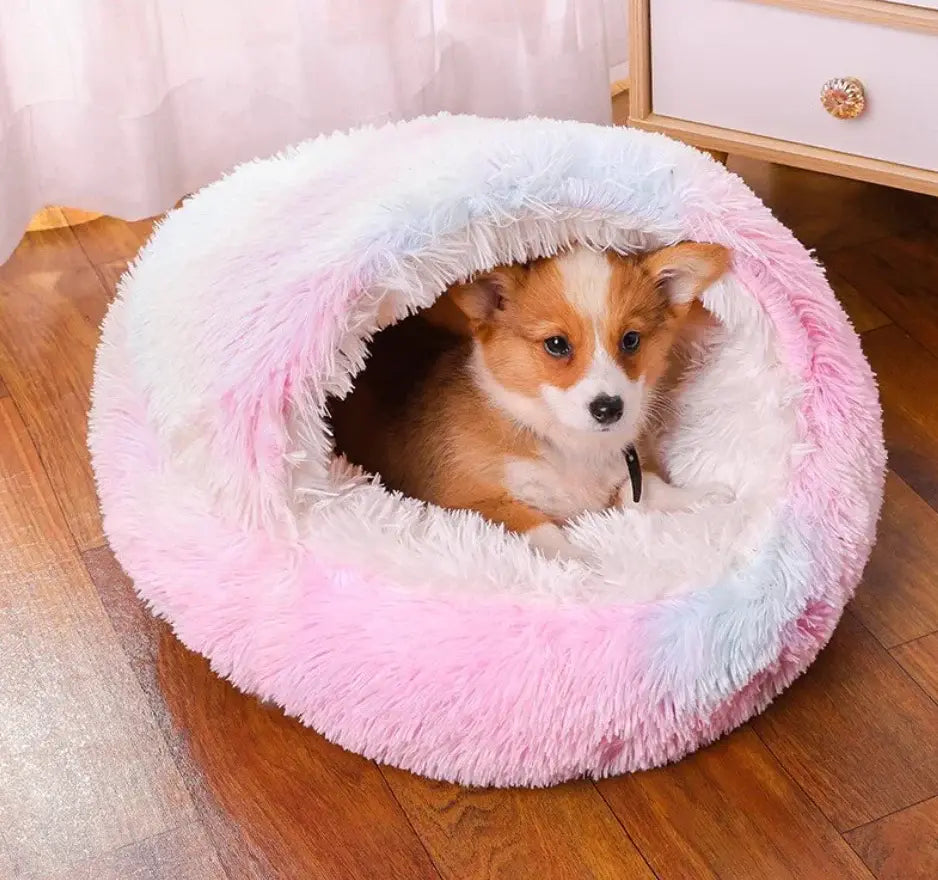 Calming Plush Dog Bed – DoggoComfy