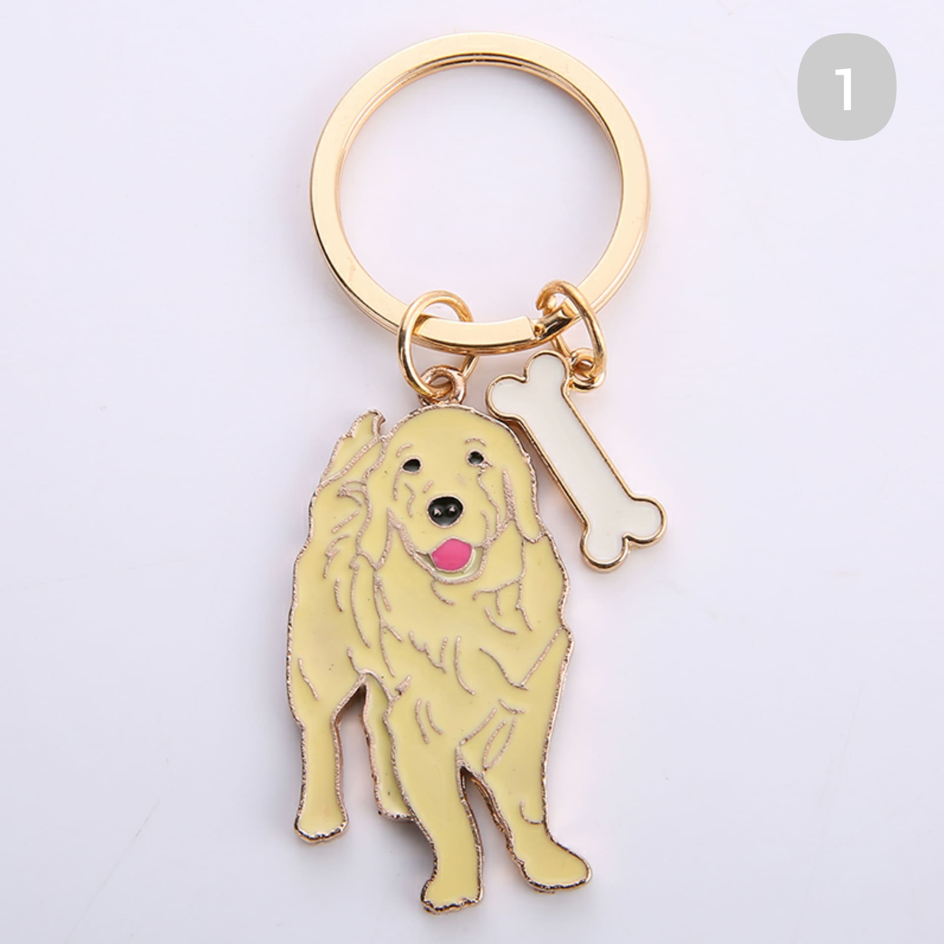 Golden Retriever Keychain – DoggoComfy